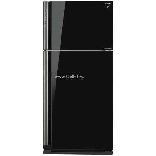 מקרר שארפ דגם SJ-GP75D-BK3 זכוכית שחורה