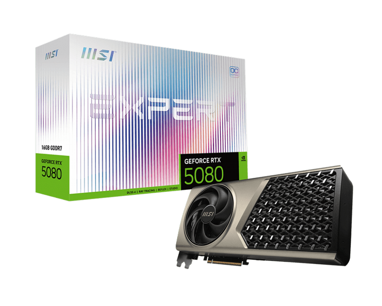 כרטיס מסך MSI- Nvidia GeForce - RTX™ 5080 16G EXPERT OC