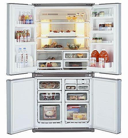 מקרר 4 דלתות SHARP SJ5501W שארפ-חנות למוצרי חשמל Cell-Tec