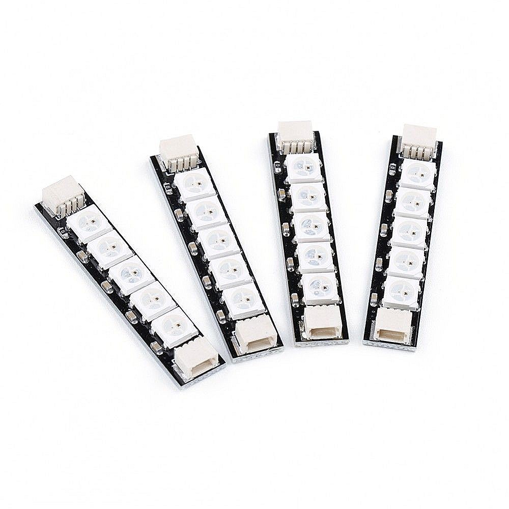 סט - Programmable RGB 5 LED lights (4pcs)