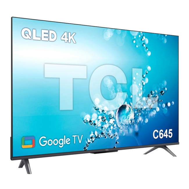 טלוויזיה ''75 QLED 4K Google TV דגם TCL 75C645 | טי.סי.אל