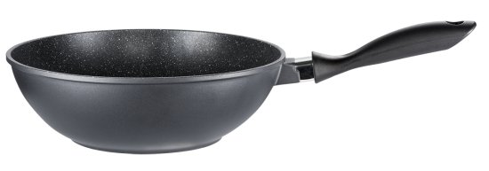 מחבת ווק 28 ס''מ ציפוי נון סטיק מסדרת Stone מבית Arcosteel | ארקוסטיל