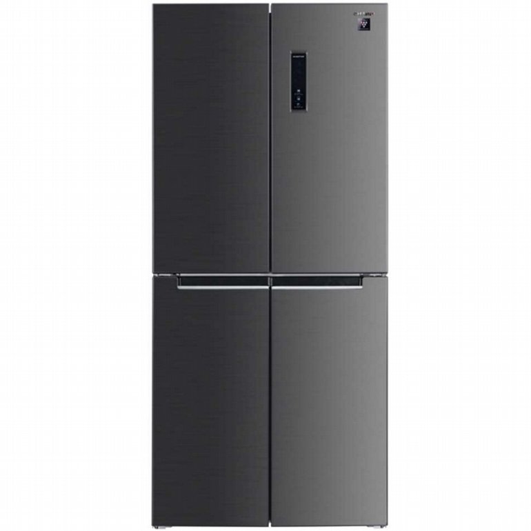 מקרר 4 דלתות - 421 ליטר דגם SJ8430ID נירוסטה מושחרת מבית Sharp | שארפ