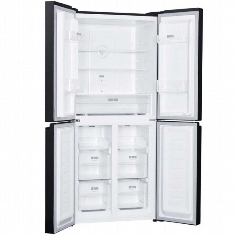 מקרר 4 דלתות - 421 ליטר דגם SJ8430ID נירוסטה מושחרת מבית Sharp | שארפ