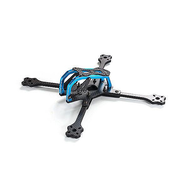 TransTEC Lightning Race 215mm 4mm 3K Full Carbon Fiber Frame Kit Blue ...