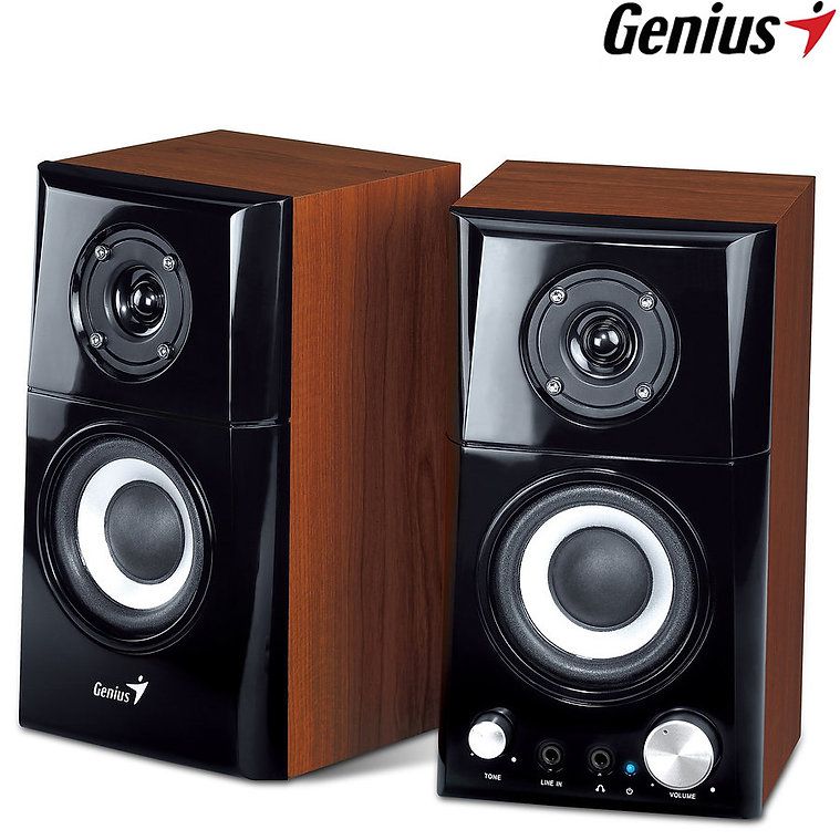 רמקולים למחשב Genius SP-HF500A II Hi-Fi Wood Speakers