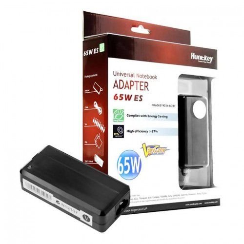 ספק כח למחשב נייד Huntkey 65W Type-C (USB-C)